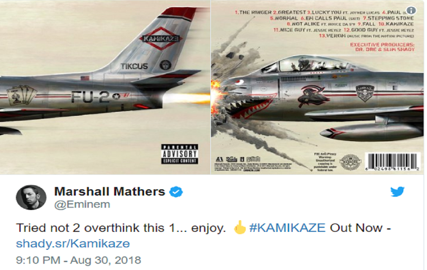He's pretty stealth. Eminem Released A Surprise Album Last Night ...