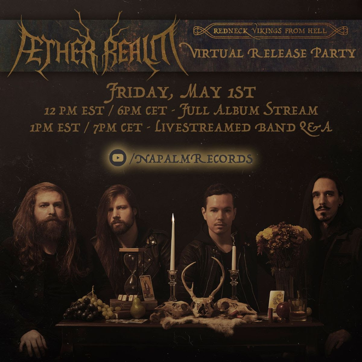 AETHER REALM Releases New Album Today - MIRP411.com